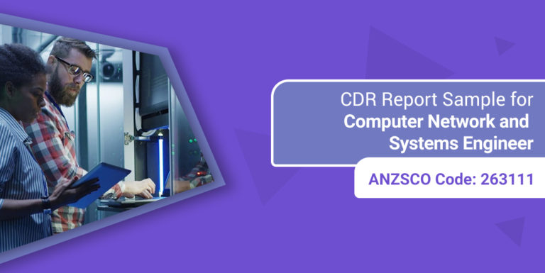 CDR Sample for Computer Network and Systems Engineer | CDRAustraliaMigration.com
