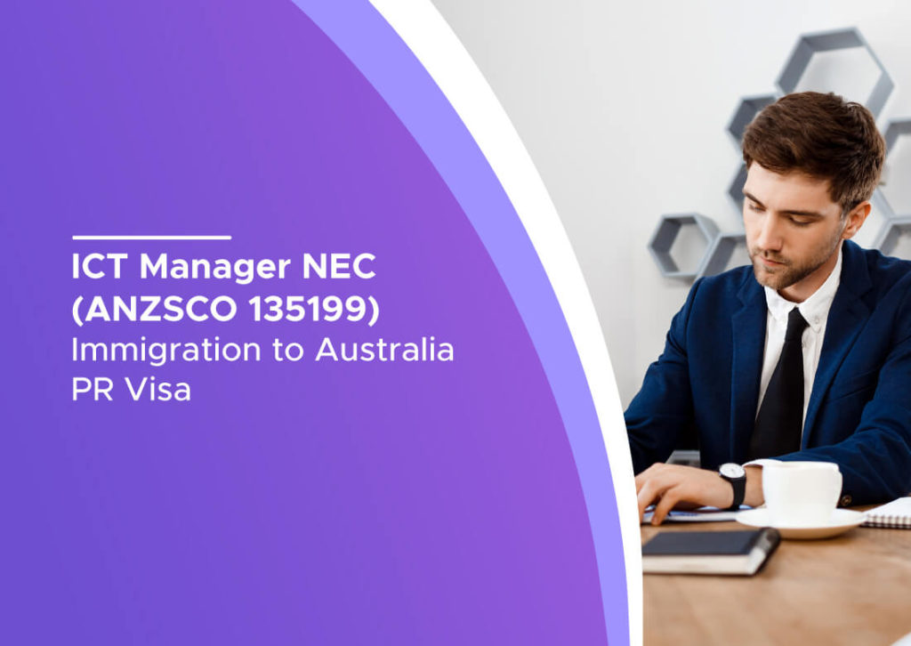 ICT Manager NEC ANZSCO 135199 - CDRAustraliaMigration